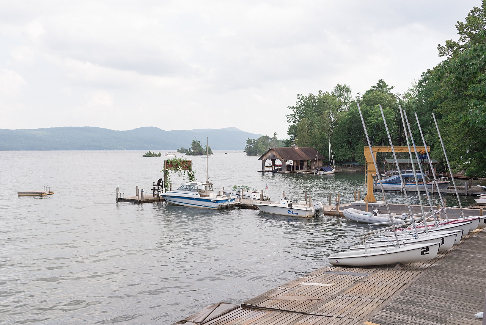 Lake George Wedding Photographer - A Modern Summer Lake Wedding