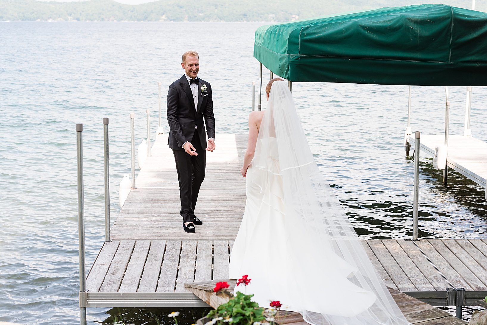 Lake George Wedding Photographer - A Modern Summer Lake Wedding
