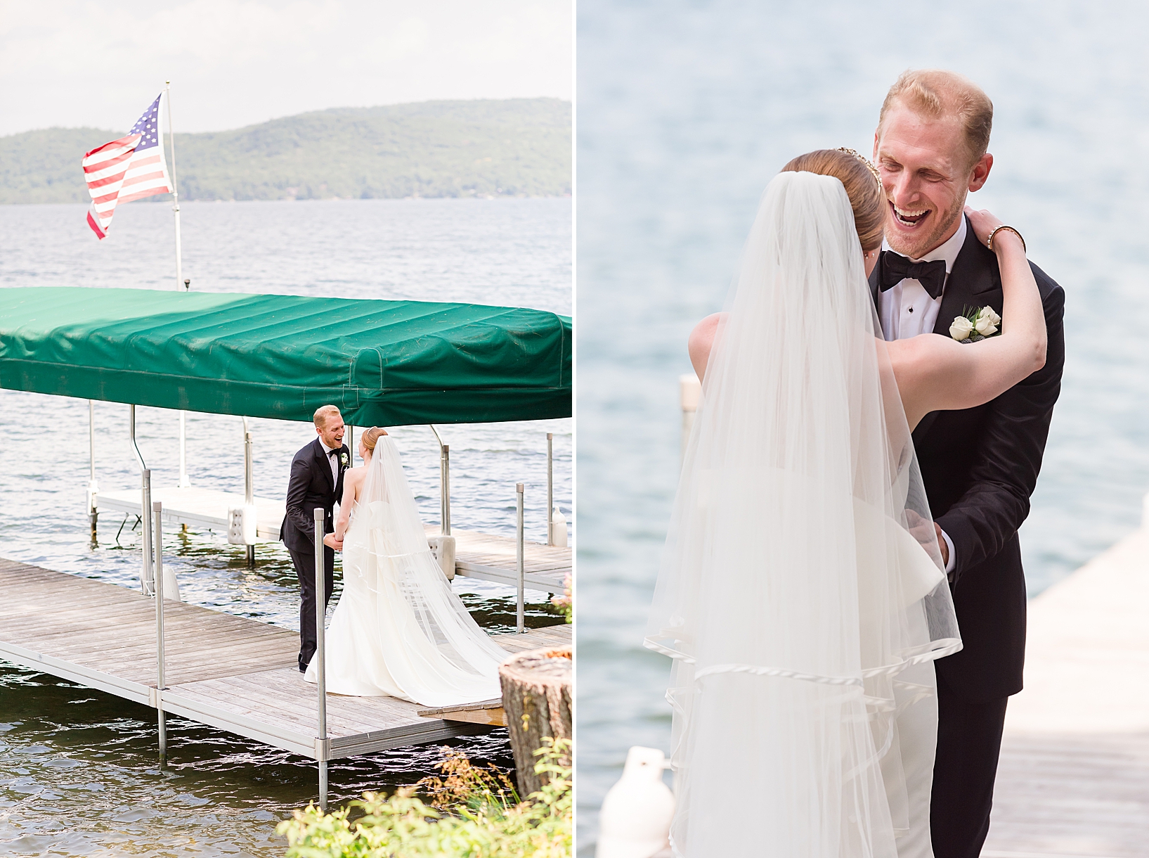 Lake George Wedding Photographer - A Modern Summer Lake Wedding