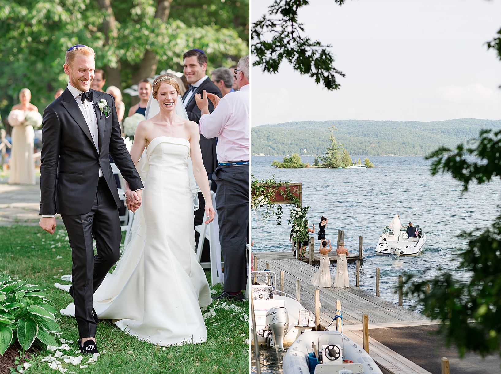 Lake George Wedding Photographer - A Modern Summer Lake Wedding