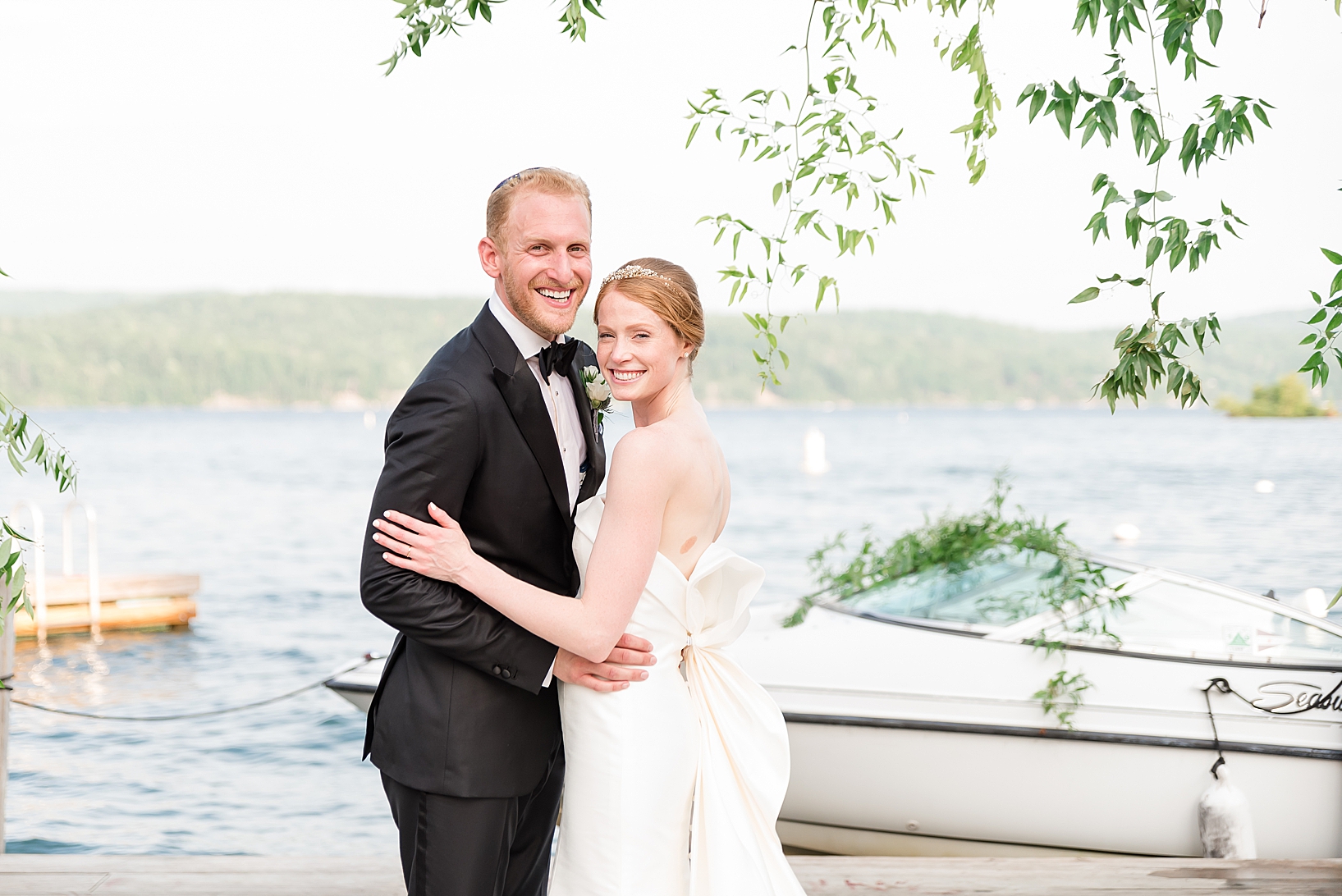 Lake George Wedding Photographer - A Modern Summer Lake Wedding