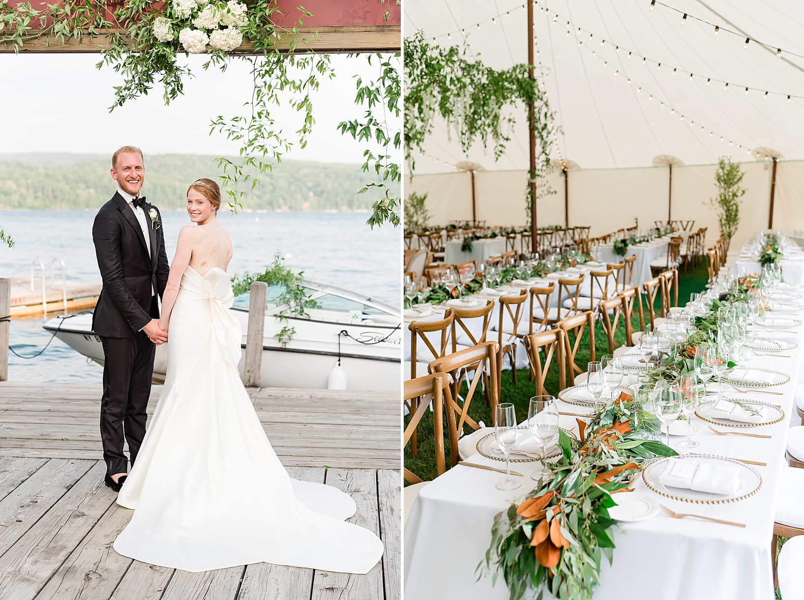 Lake George Wedding Photographer - A Modern Summer Lake Wedding
